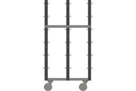 Industrial Adjustable Shelf Carts | Plymouth Industries