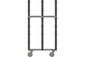 Industrial Adjustable Shelf Carts | Plymouth Industries
