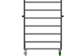 Industrial Adjustable Shelf Carts | Plymouth Industries