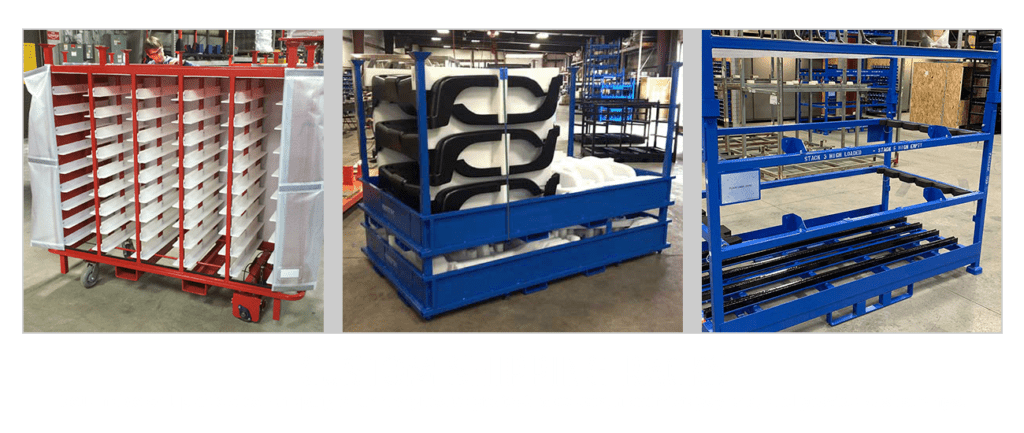 Custom Steel Returnable Shipping Racks and Dunnage | Plymouth Industries