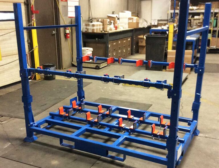 Radiator Returnable Custom Shipping Racks | Plymouth Industries